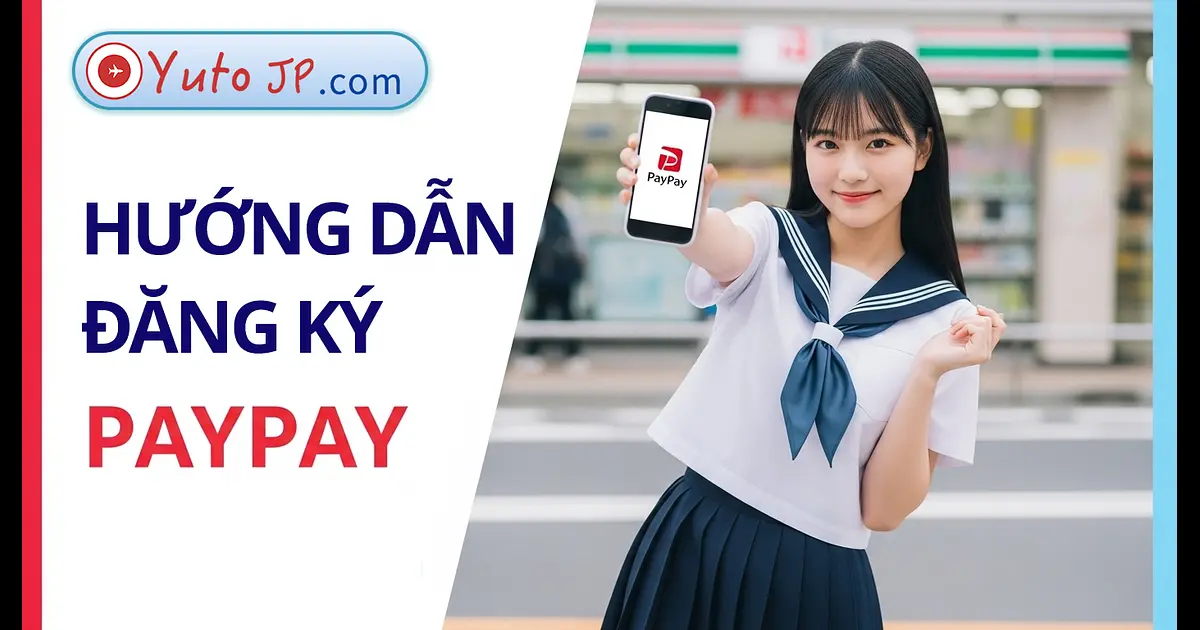 Hướng dẫn đăng ký PayPay | YutoJP