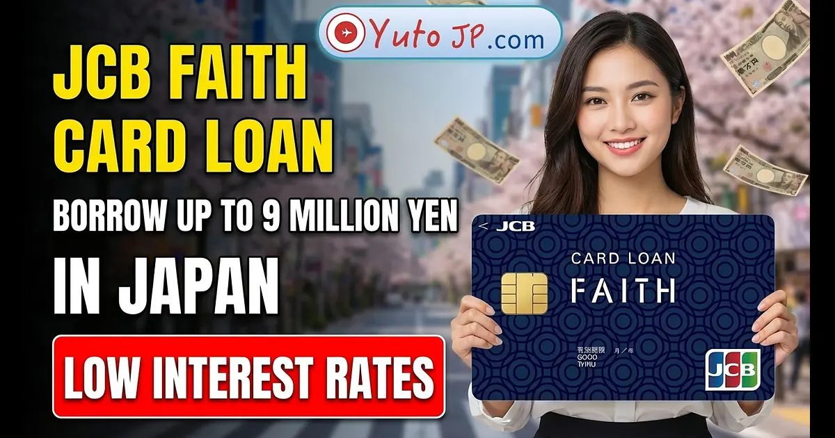 Apply for the JCB FAITH Loan Card in Japan with Low Interest Rates | YutoJP